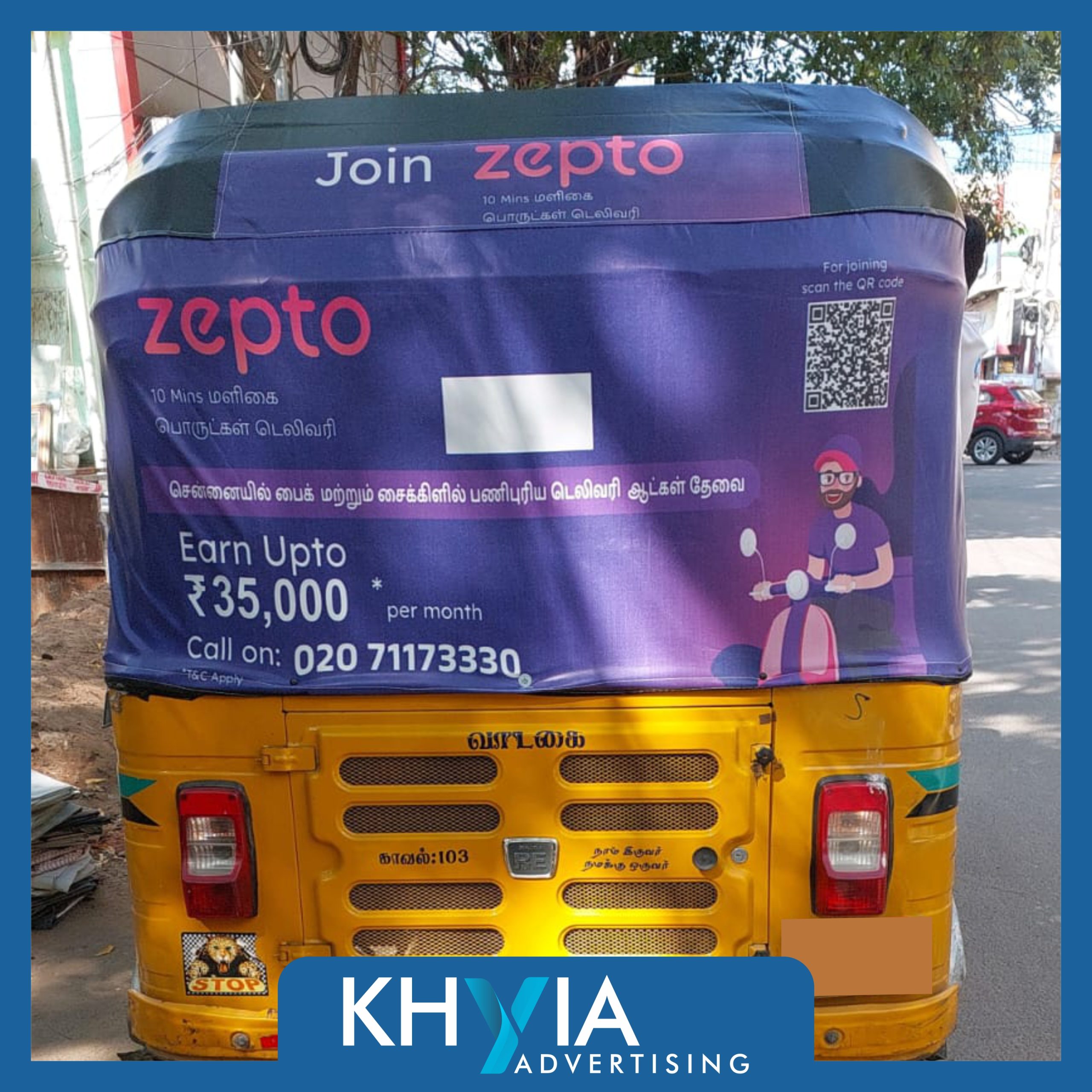 Auto Rickshaw Advertising – Khyia Advertising